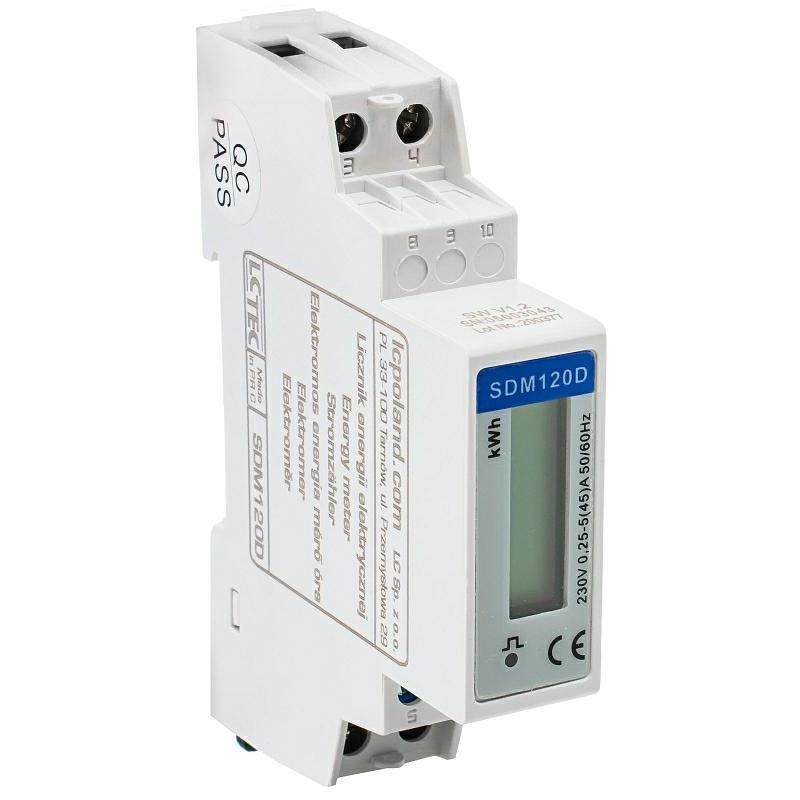 LC-Tec Elektromer digitálny 1F na DIN lištu